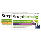 StrepHerbal Propolis and Honey 16 Tablets + StrepHerbal Elderberry and ...