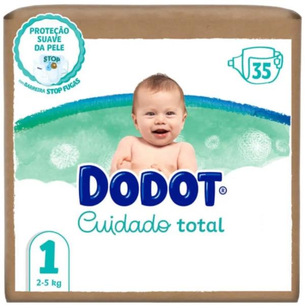 Buy Dodot Total Care Diapers Size 1 (2-5 kg) 35 units | Atida