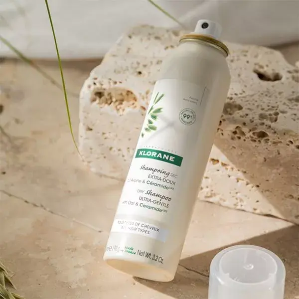 Klorane Duo Spray Shampoing Sec Extra Doux à l'Avoine & Céramide Lot de ...