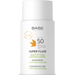 Babe Super Fluid Matificante Fotoprotector SPF50 50 ml | Atida
