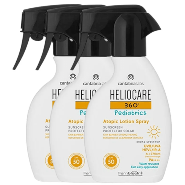 Comprar Heliocare 360 Pediatrics Loción Spray Piel Atópica SPF50 3x250 ...