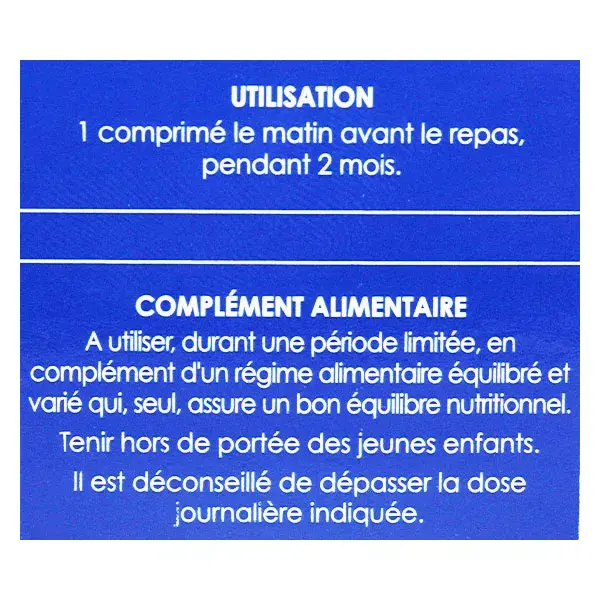 Nutrigée Magnésium marin fort 60 comprimés bicouches | Prix bas