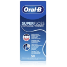 Buy Oral B silk Super Dental Floss 50 precut threads | mifarma.eu