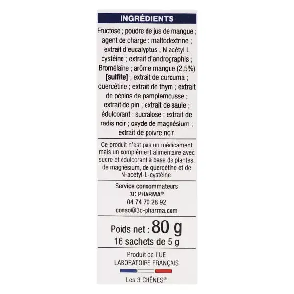 3C Pharma Sinuxin 16 sachets | Pas cher