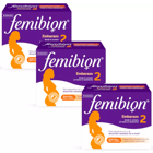 Femibion 2 Pregnancy Vitamins Folic Acid 3x28 Capsules + 28 Tablets