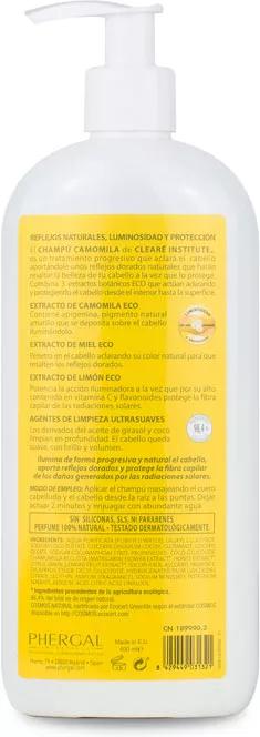Cleare Institute Champú Eco Camomila 400 ml - Atida