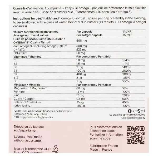 Acheter Oligobs Grossesse Oméga 3 | Prix bas