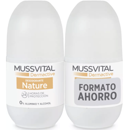 Mussvital Dermactive Desodorante Nature Sin Aluminio 2x75 ml - Atida