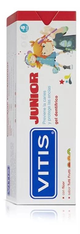 Vitis Gel Dentífrico Junior Sabor Tutti Frutti 75 ml - Atida