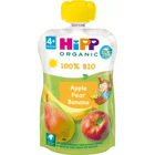 HiPP Pouches de Manzana, Pera y Plátano +4m BIO 100 gr Online|Atida