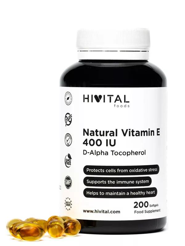 Hivital Vitamina E Natural 400 UI 200 Perlas - Atida