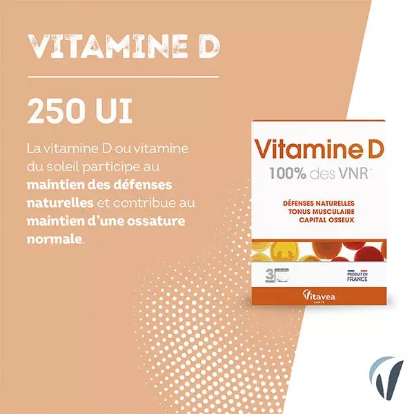 Nutrisanté Vitavea Vitamine D 90 comprimés | Pas cher