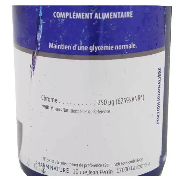Pharm Nature Micronutrition Chrome Picolinate 60 gélules | Pas cher