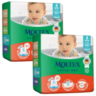 Moltex Extra Dry Junior Diapers T5 (11-16 kg) 2x26 units | Atida