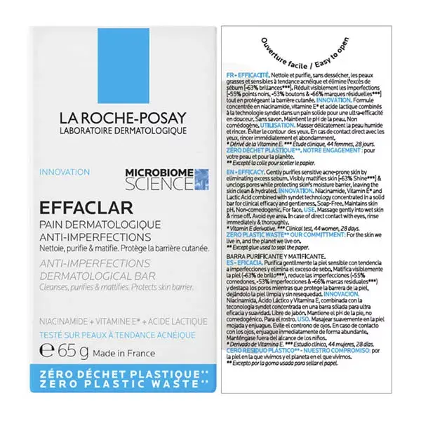 La Roche Posay Effaclar Saponetta Dermatologica Anti-Imperfezioni ...