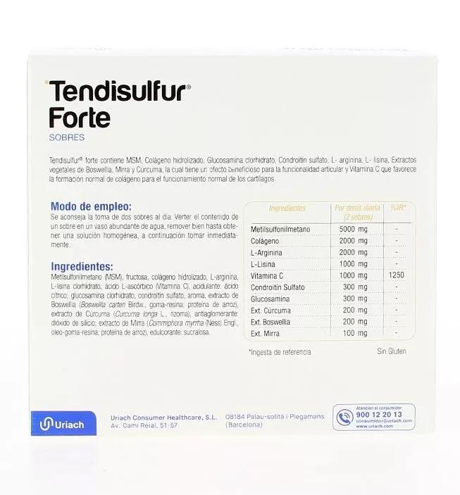 Uriach Tendisulfur Forte 28 Sobres - Atida