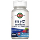 Buy KAL B-6 B-12 with Methyl Folate 60 Sublingual Tablets in Atida.
