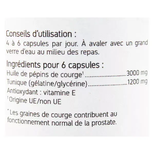 Nat & Form Original Pépins de Courge 200 capsules | Pas cher