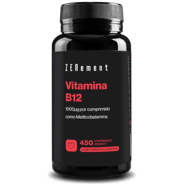 Buy ZENement Vitamin B12 (Methylcobalamin) 1000mcg 450 Vegan Tablets ...