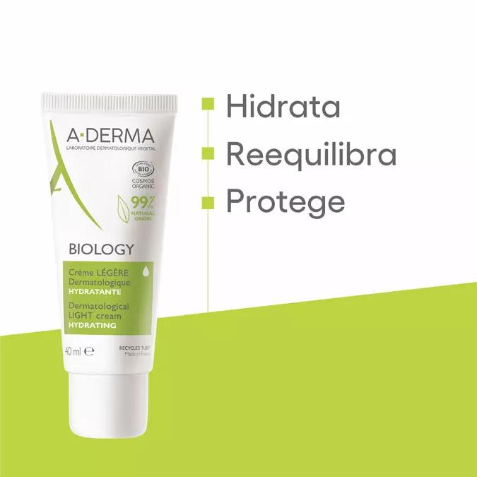 A-Derma Biology Crema Ligera Hidratante 40 ml - Atida