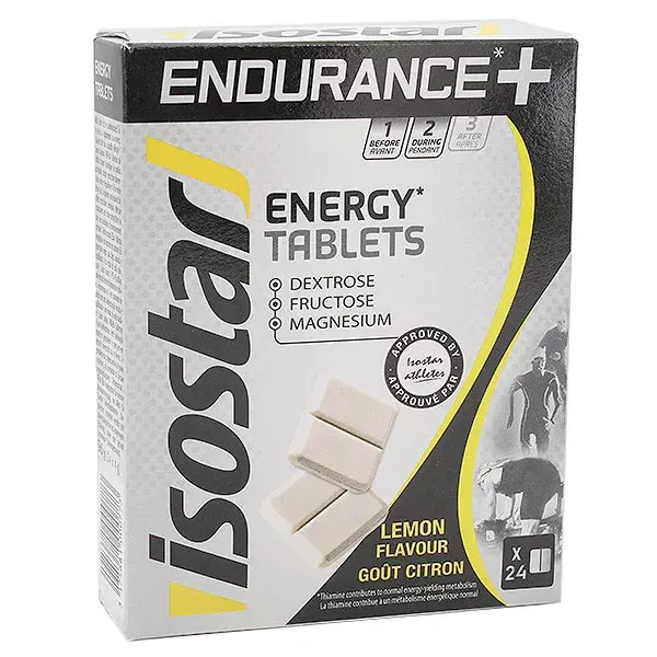 Isostar High Energy Lemon Tablets 24 x 4g | Sanareva