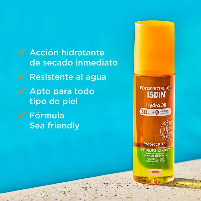 Isdin Fotoprotector Aceite Solar Hydro Oil SPF30 200 ml - Atida