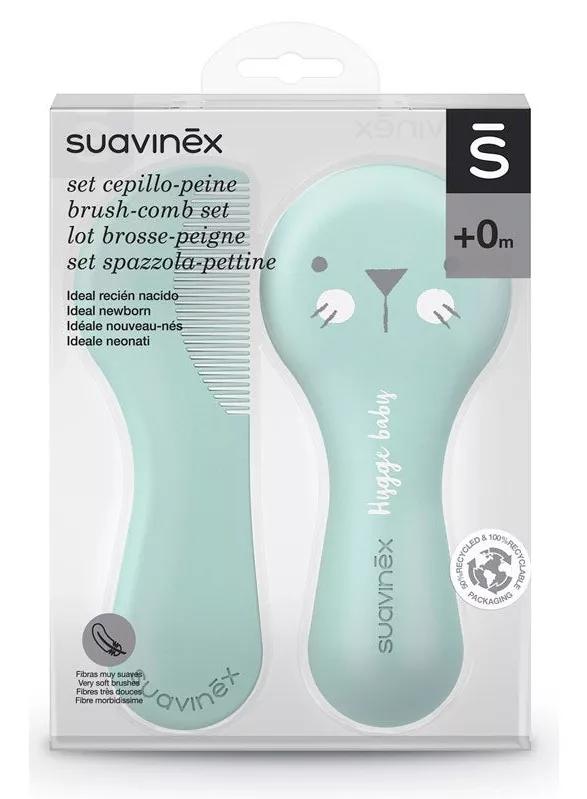 Suavinex Cepillo y Peine Color Verde 0m+ - Atida