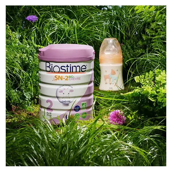 Biostime Organic 2nd Age Follow-on Goat Milk 800g | French Parapharmacy