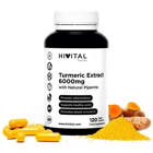 Hivital Turmeric 6000mg with Black Pepper 120 Capsules - Circulation ...
