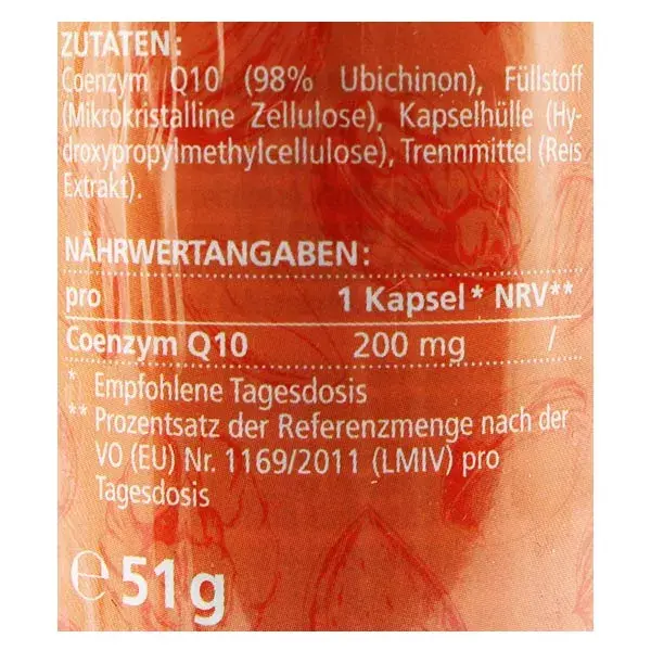 Vitamaze Coenzyme Q10 200mg 120 capsules | Pas cher