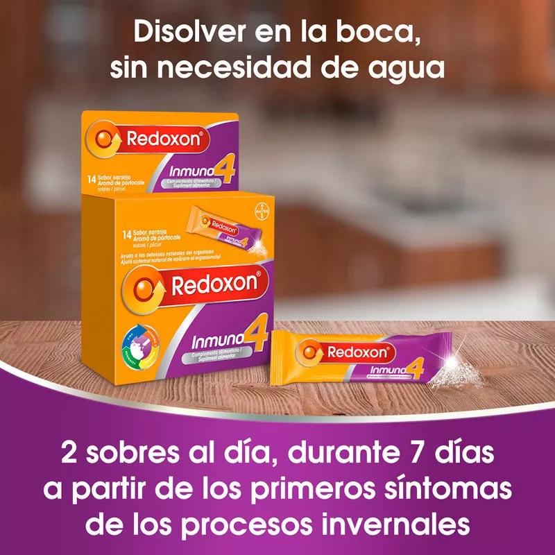 Redoxon Inmuno 4 Vitaminas y Defensas 14 Sobres - Atida