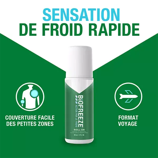 Biofreeze Gel Action par le Froid Muscles et Articulations 89ml | Prix discount