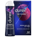 Buy Durex Pack Intense Condoms 12 units + Perfect Connection Lubricant 50 ml | Mifarma UK