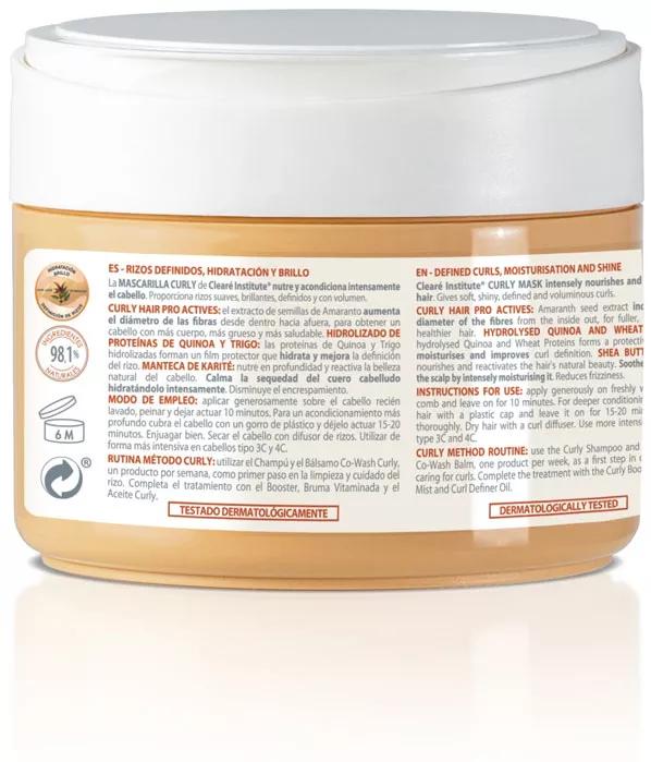 Clearé Institute Curly Máscara Extra Hidratação 300 ml - Atida