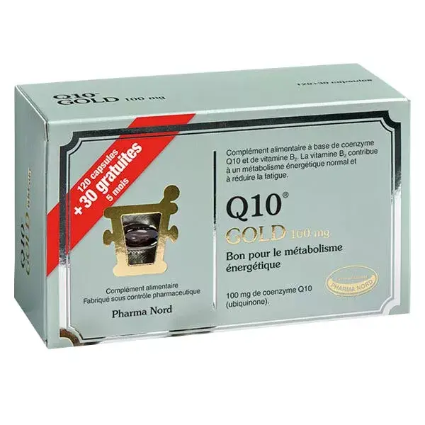 Pharma Nord Q10 Gold 100mg 120 capsules + 30 capsules Offertes | Pas cher