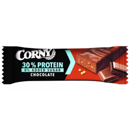 Corny Protein Barrita de Chocolate con Leche 0% Azúcar Añadido 50 gr ...