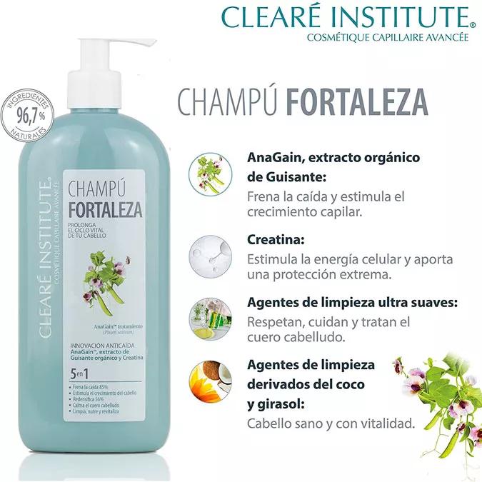 Cleare Institute Champu Fortaleza Anticaida 400 ml - Atida
