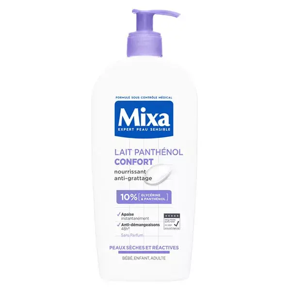 Mixa Lait Panthénol Confort 400ml | Atida | Santediscount