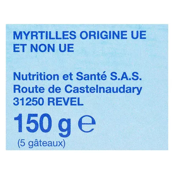 Gerblé sans Sucres Ajoutés Gâteau Fourré Myrtille 150g | Pas cher