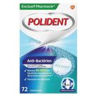 Polident Nettoyant Anti-Bactérien 72 comprimés | Pas Cher