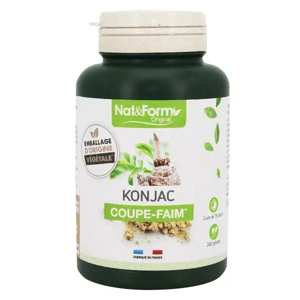 Nat & Form Original Konjac 200 gélules | Pas cher