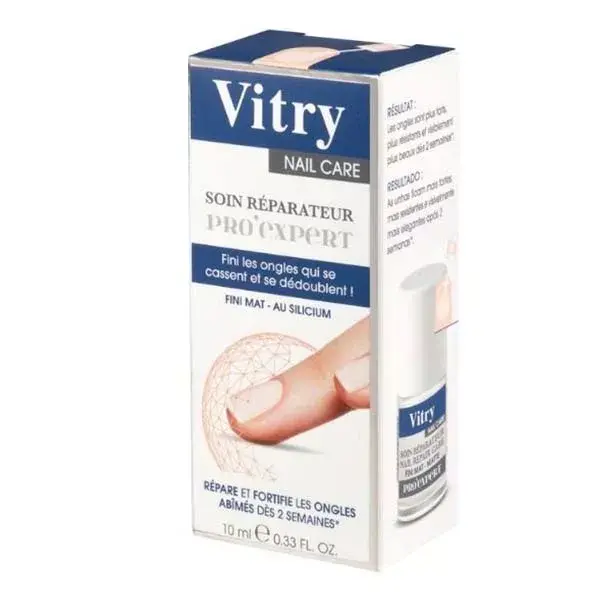 Vitry Nail Care Soin Réparateur Ongles Pro Expert Silicium Fini Mat ...