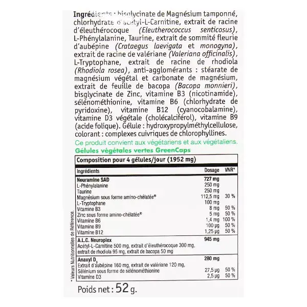 NHCO Synapsyl 70 gélules | Pas cher