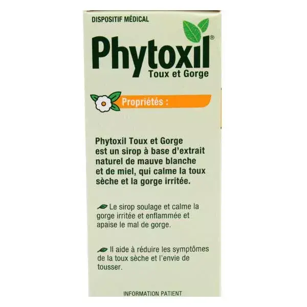 Phytoxil Toux et Gorge Sirop 100ml | Prix bas