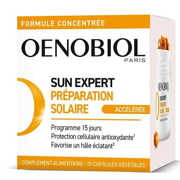 Oenobiol Sun Expert Préparation Solaire Accélérée 15 gélules | Pas cher