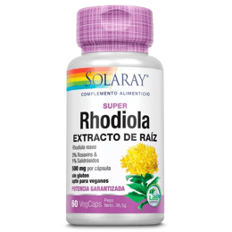 Solaray Super Rhodiola 60 Cápsulas Vegetales - Atida