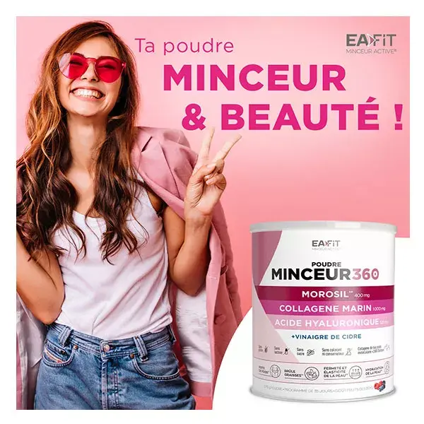 EAFIT Minceur 360 Poudre - Morosil + Collagène Marin + Acide ...