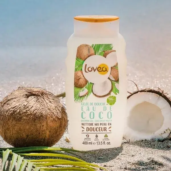Lovea - Gelée De Douche - Eau de Coco - PH Neutre - Sans Sulfate 400ml ...