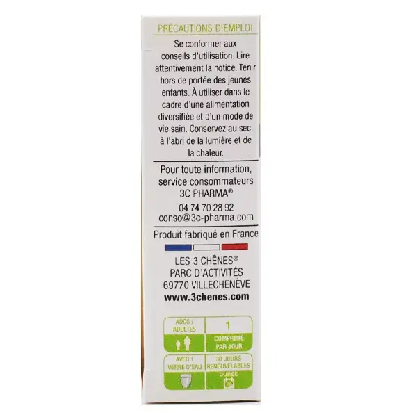 3C Pharma Sebactase 30 comprimés | Pas cher