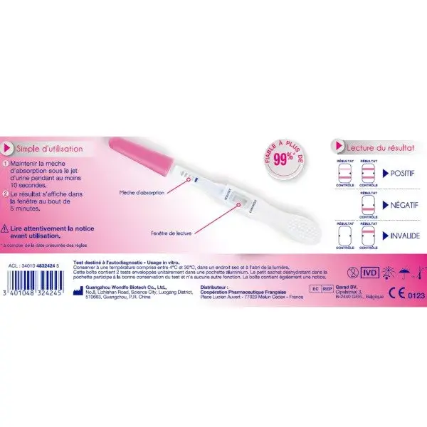 Suretest Test de Grossesse Lot de 2 x 2 unités | Atida | Santediscount